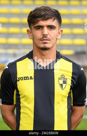 Faysel Kasmi poses for the photographer during the 2014-2015 season ...