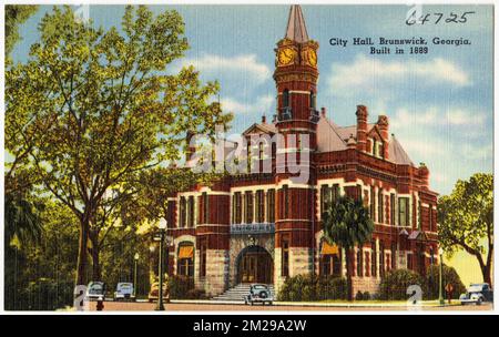 The City Hall of Brunswick, Georgia, was built in 1889. This historic ...