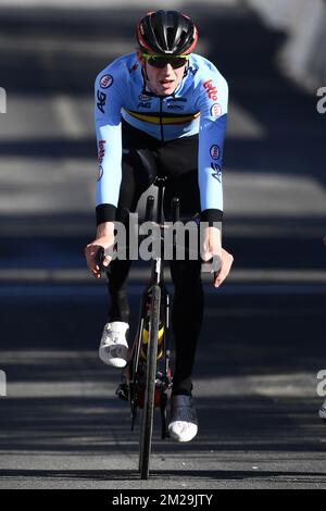 Belgian Nathan Van Hooydonck of BMC Racing Team pictured after stage 4 ...