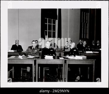Civil Defense Conference at Headquarters - 1st Army , Meetings, Civil ...