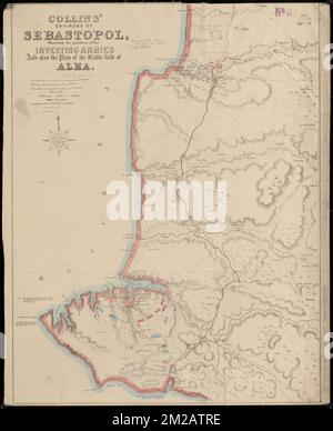 The Crimean War: Plan of the Battle of the Alma 1854 Stock Photo - Alamy