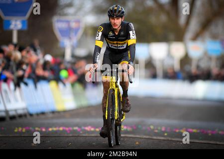 Telenet Fidea Dutch Elite Corne Van Kessel pictured in action during ...