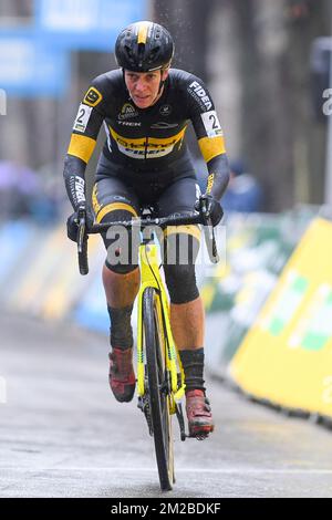 Belgian Ellen Van Loy pictured in action during the eighth and final ...
