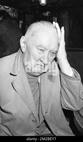 Leon Smet, father of the singer Johnny Hallyday, Monday 16 January 1984 ...