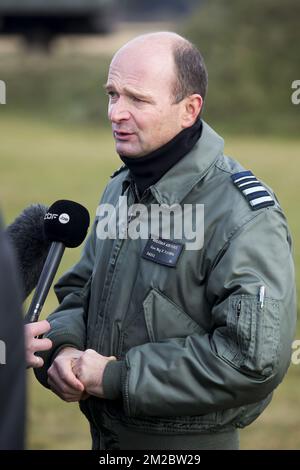 General Major Frederik Vansina (head of Belgian Air Force) pictured ...