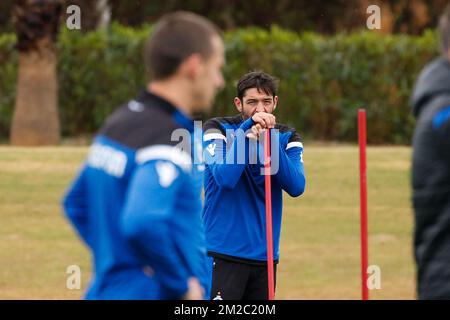 Club's Benoit Poulain pictured during the fifth day of the winter ...