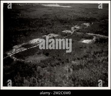 Naval Ammunition Depot, Shell Magazines with Lily Pond in Distance ...