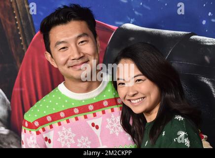 Chinese-born Canadian actor Simu Liu arriving to the ‘Violent Night ...