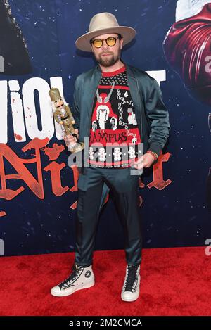 Canadian actor Brendan Fletcher arriving to the ‘Violent Night’ Los ...