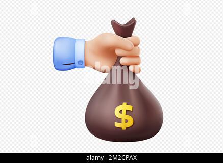 Bag of profit icon transparent vector isolated illustration Stock ...