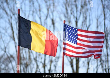 belgian and americain flag | Drapeaux belge et americain 10/02/2018 ...