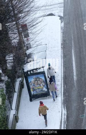 Snow fall trough the window | Chute de neig a travers la fenetre 02/03 ...