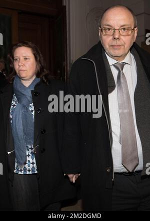 UF's Christian Van Eyken and his partner Sylvia Boigelot pictured after ...