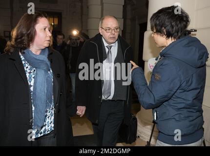 UF's Christian Van Eyken and his partner Sylvia Boigelot pictured after ...