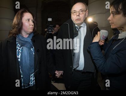 UF's Christian Van Eyken and his partner Sylvia Boigelot pictured after ...