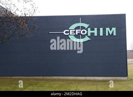 Illustration picture shows the logo outside Cefochim in Seneffe ...