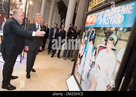 SoirMag Journalist Pierre De Vuyst, Princess Sibilla of Luxembourg ...