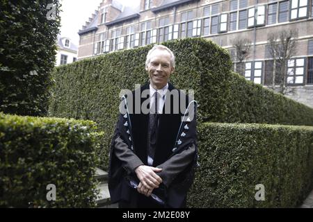 Professor Johan Rockstrom poses for the photographer at the celebration ...