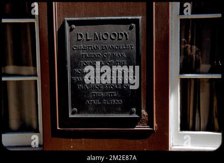 American Christian evangelist Dwight Lyman Moody (1837-1899), known as ...