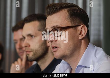 Verandas Willems - Crelan team director Nick Nuyens pictured during a ...