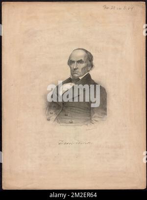 Daniel Webster, a famous American statesman, is depicted in this statue ...