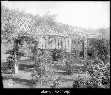 Danvers, Collins Street, views, arbor and garden, at Robert 'King ...
