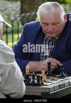 Bulgaria Sofia Chess Players Stock Photo - Alamy