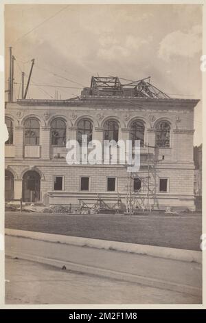 Dartmouth St. Facade, construction of the McKim Building , Public ...