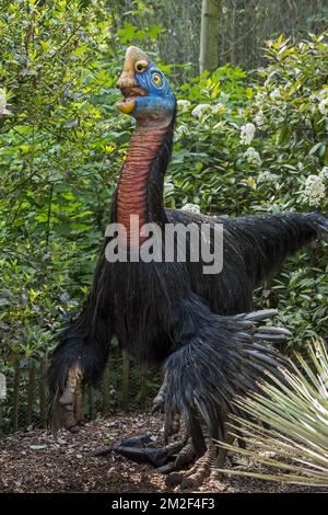 Realistic lifesize replica of Citipati, oviraptorid theropod dinosaur ...