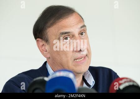Brussels Airlines COO Thibault Demoulin pictured during a press ...