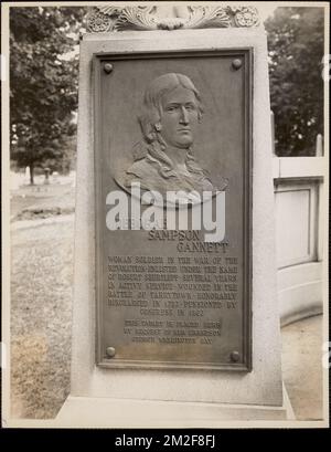 Deborah Sampson Gannett at Rock Ridge Cemetery, East Street and ...