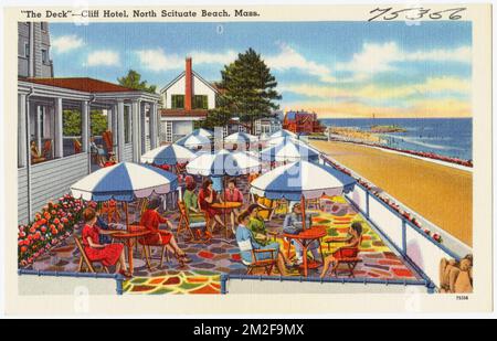 Cliff Hotel, North Scituate Beach, Minot P. O., Mass. , Hotels, Tichnor ...