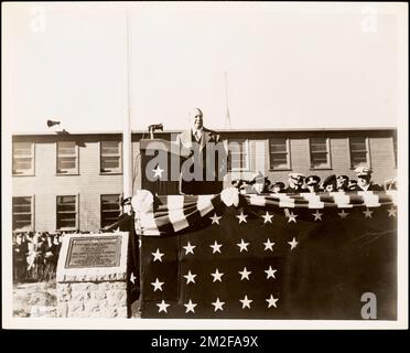 U.S. Secretary of the Navy Frank Knox Speaking at Dedication of U.S ...