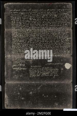 Deed of property in Eastham sold to Benjamin Smalley Jr. of Harwich by ...