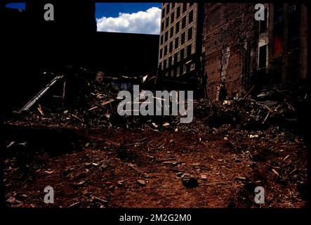 Building demolition, Boston , Demolition, Ruins, Urban renewal. Edmund ...