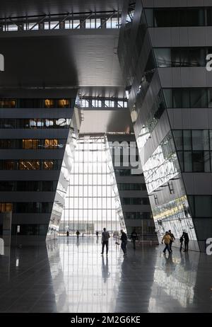 Illustration of NATO headquarters taken during a meeting between ...