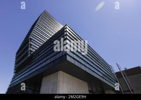 Illustration picture shows the Imec headquarters during a visit of Imec ...