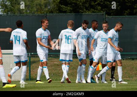 PSV players celebrate after PSV's Ivan Perisic scored his side's ...