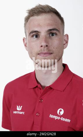 Belgian Peter Callahan poses for the photographer at the Belgian ...