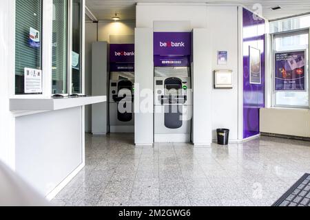 Illustration picture shows the headquarters of Beobank bank in Brussels ...