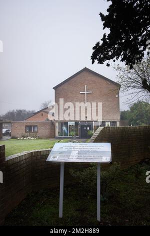St Joseph's church, the local polish catholic mission in Corby, England ...