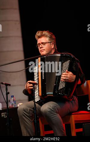Gwen Gresens pictured during the 44th edition of the Dranouter festival ...