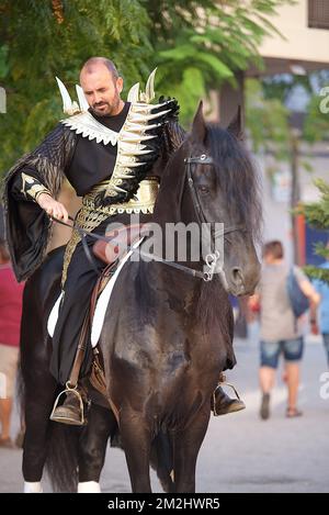 Horses in démonstration | Chevaux de parade 15/08/2018 Stock Photo - Alamy