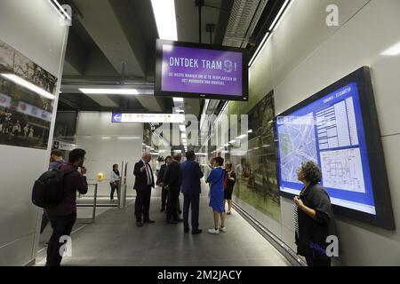 Illustration picture shows the Simonis station during the royal opening ...