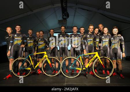 Belgian Quinten Hermans and Belgian Jim Aernouts pictured during a ...