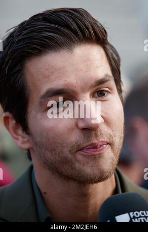 actor Matteo Simoni arrives for the opening night of the 12th edition ...