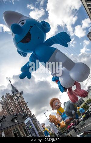 Illustration shows the balloon parade, part of the ninth edition of ...