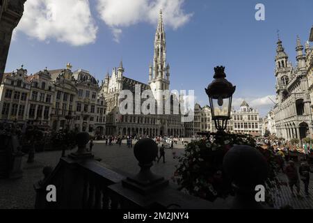 Illustration shows the Brussel - Bruxelles townhall, Wednesday 19 ...
