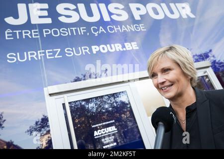 Waterloo mayor Florence Reuter pictured ahead of a party bureau of ...