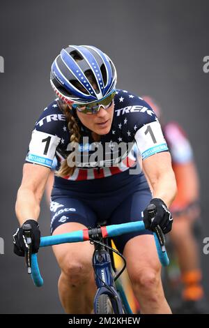US Katie Compton pictured in action during the women's race of the ...